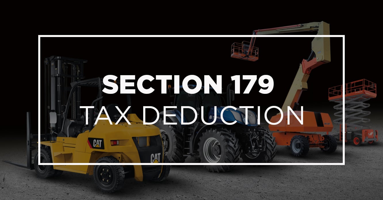Use Section 179 to Save on Taxes by Deducting New & Used Equipment Costs | Equipment Depot